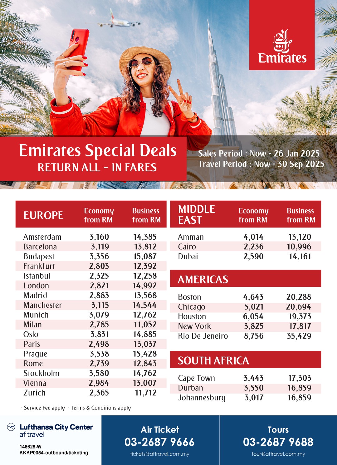 Emirates Special Deals | AF Travel